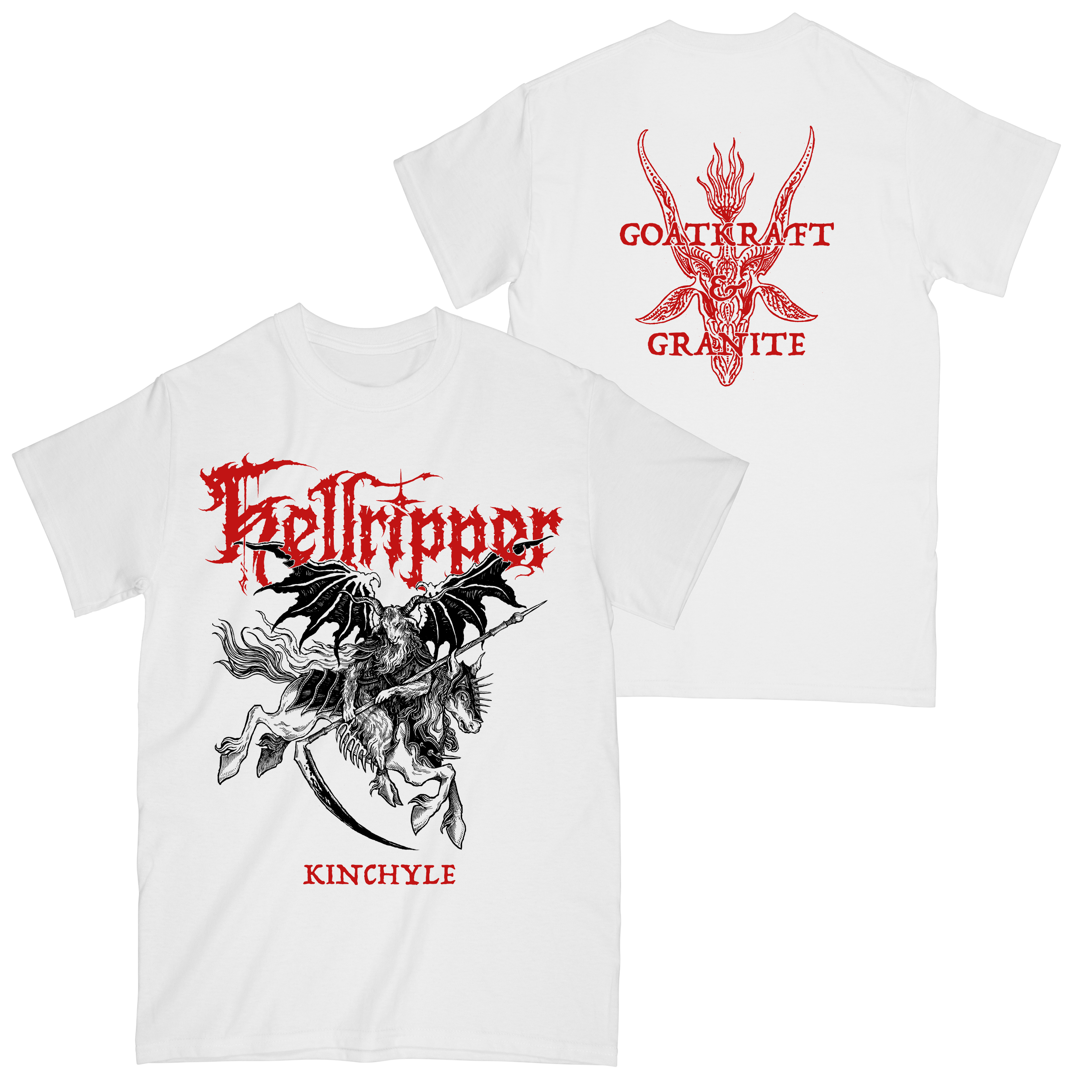 Hellripper - Kinchyle (Goatkraft and Granite) T-Shirt – Torn from the ...